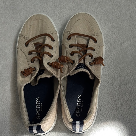 Sperry | Shoes | Sperry Tan And Brown Boat Shoes With Timeless Appeal ...